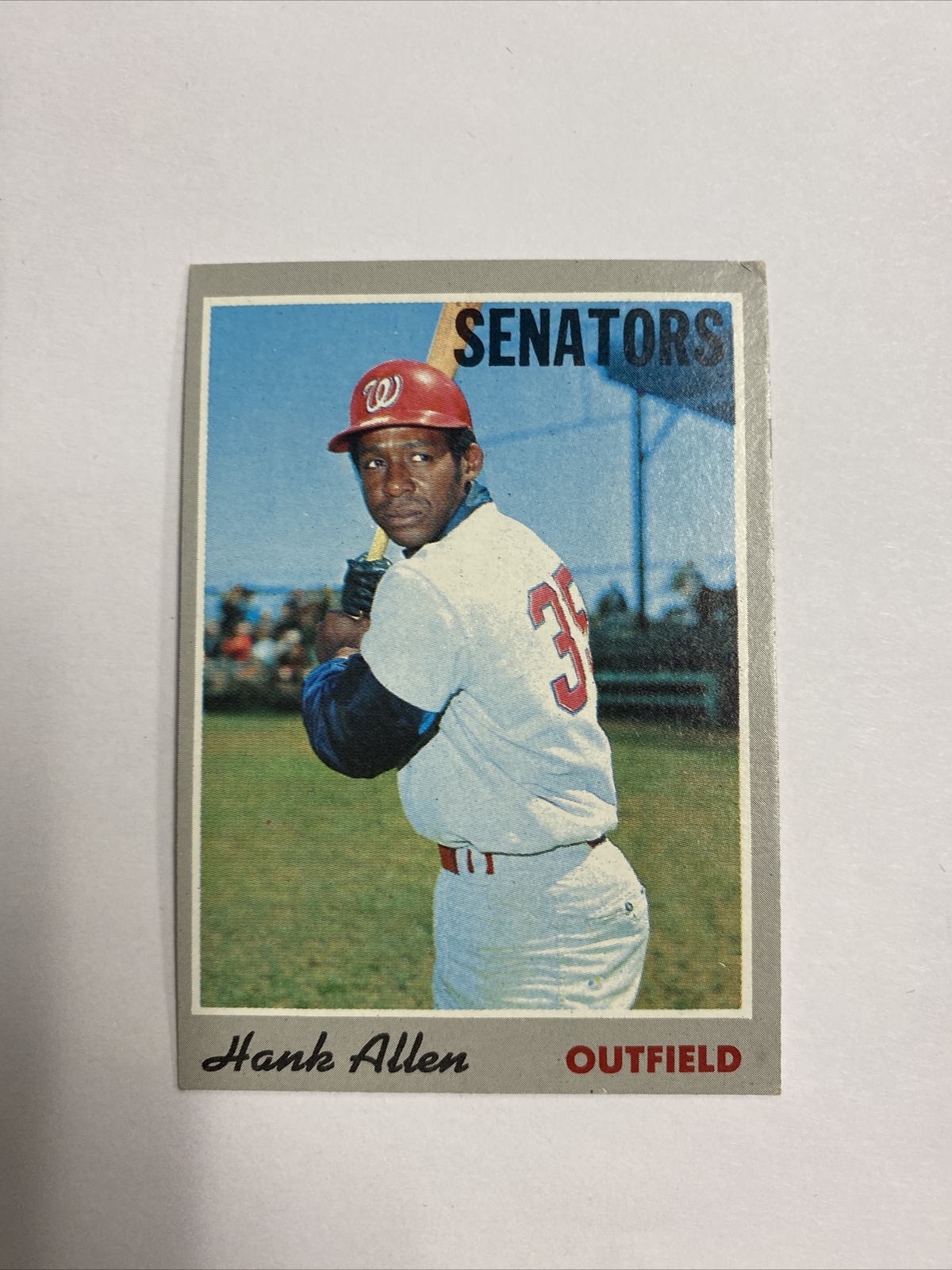 1970 Topps Baseball Hank Allen Washington Senators Card #14 | eBay