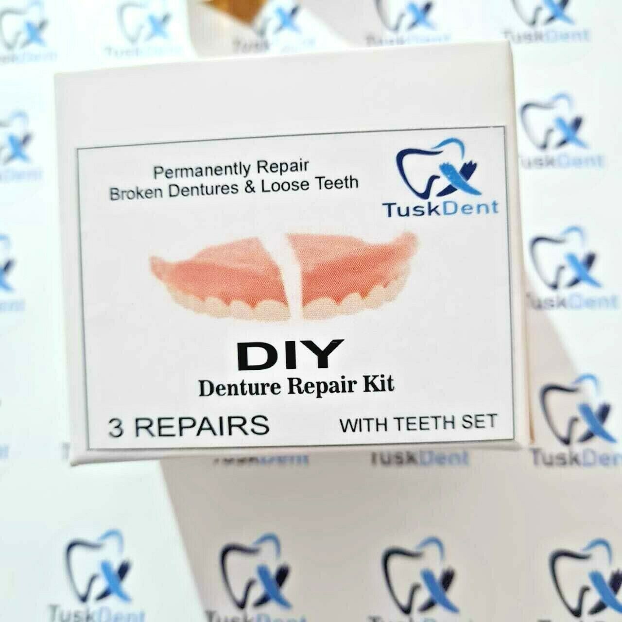 Tuskdent DOC REPAIR-It Denture Repair Kit - 3 Repairs/Kit red | eBay