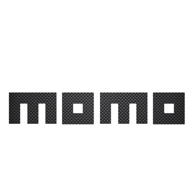 MOMO CAR DECAL STICKER 200mm CARBON FIBRE Sticker no background | eBay ...