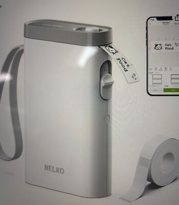 Nelko Label Maker Machine with Tape, P21 Bluetooth Label Printer ...