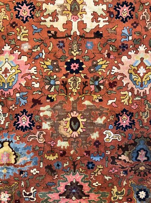 Tremendous Tetex - 1930s Antique German Rug - Hooked Carpet - 10.7 x 14 ...