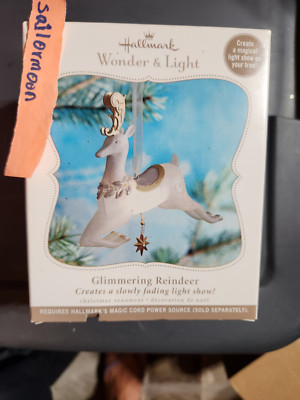 Hallmark Keepsake Ornament 2010 Wonder & Light Glimmering Reindeer New ...