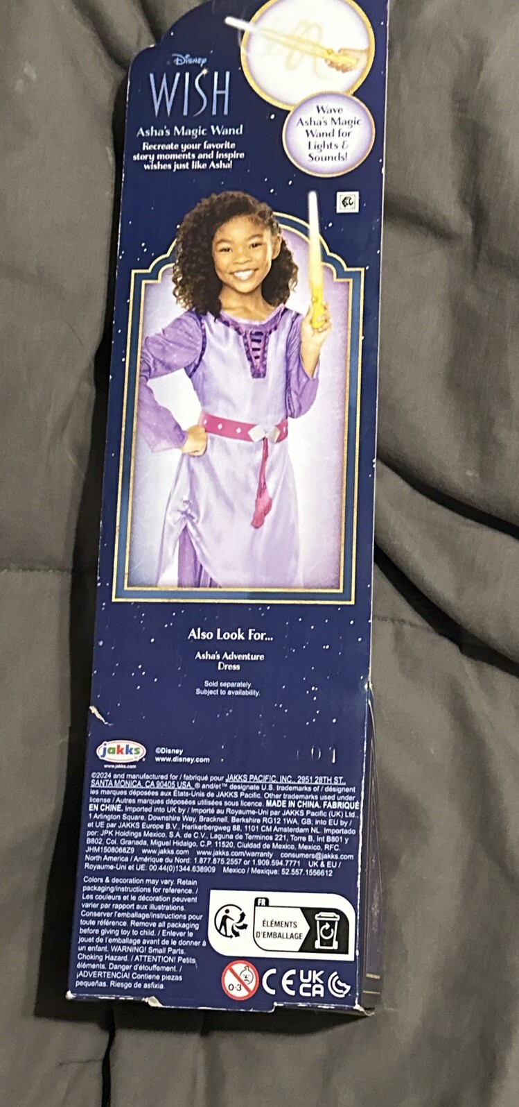 Disney Wish Asha’s Magic Wand w. Motion Activated Lights & Sounds Jakks ...