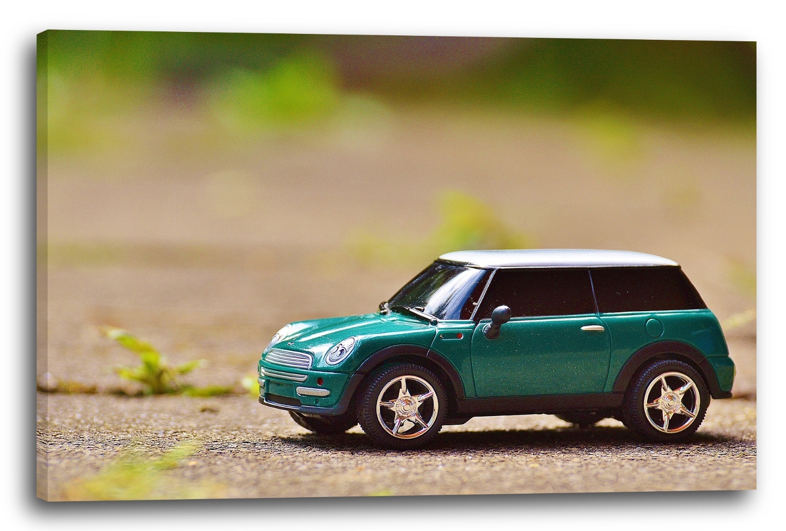 Lein-Wand-Bild Autobilder Mini Cooper Miniatur | eBay.de