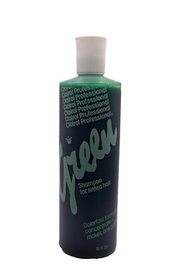 Vtg Clairol Professional Green Shampoo For Tinted Hair / 15 oz | eBay