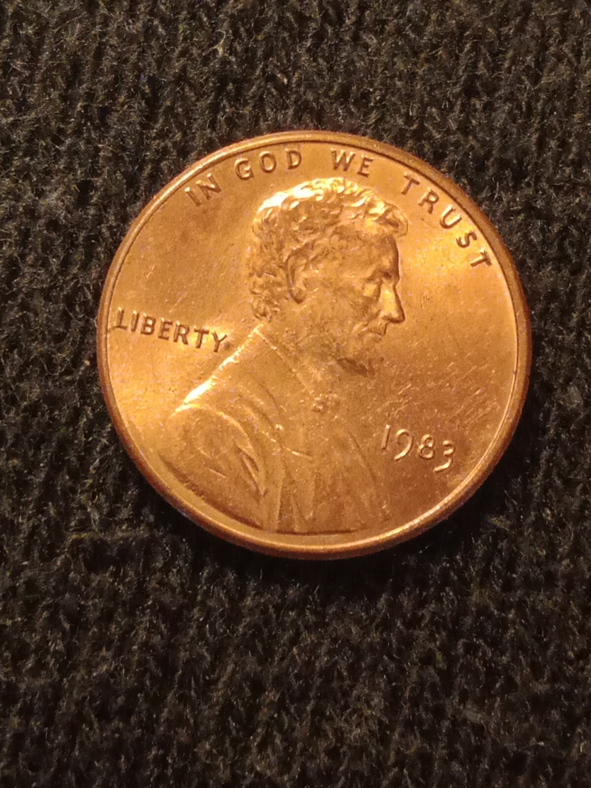1983 P MS Lincoln Memorial Penny Doubled Die Reverse Variety Error Cent ...
