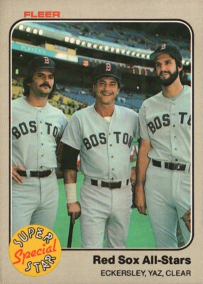 1983 Fleer Baseball #629 - Red Sox All-Stars SSS 83-1261 | eBay