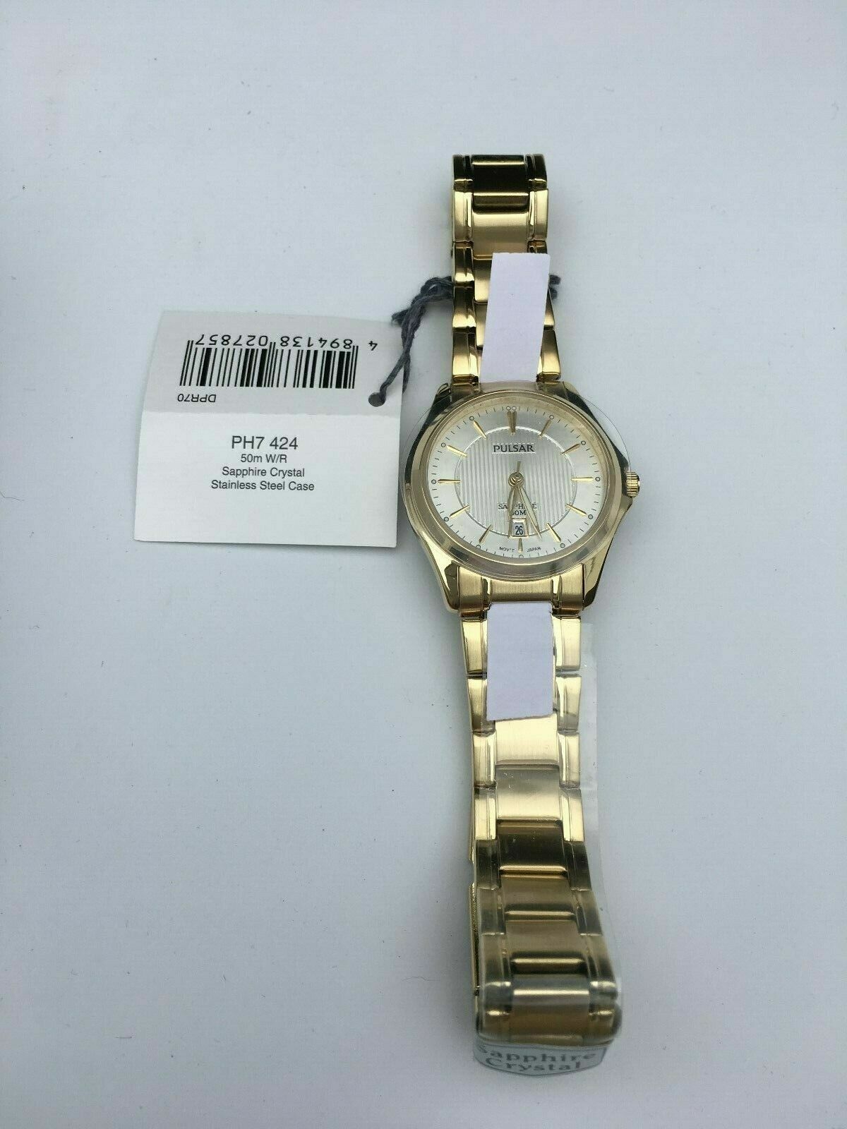 Pulsar PH7 424 Quarz Sapphire Crystal Stainless Steel Case Damen Uhren ...