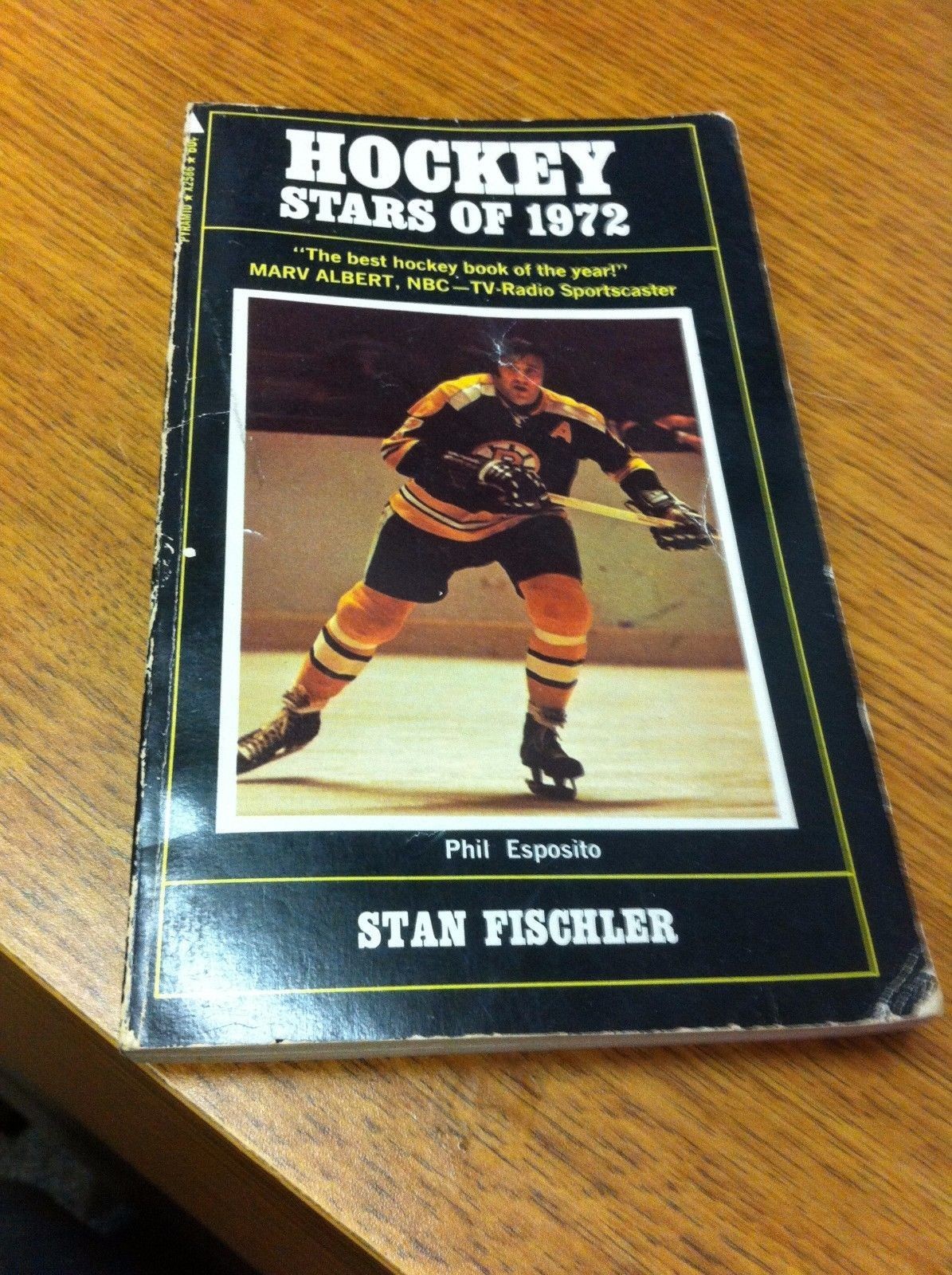 HOCKEY STARS OF 1972 BY STAN FISCHLER PAPERBACK BOOK PHIL ESPOSITO ...