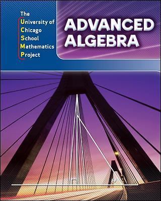 Advanced Algebra by Ucsmp 9780076213924| eBay