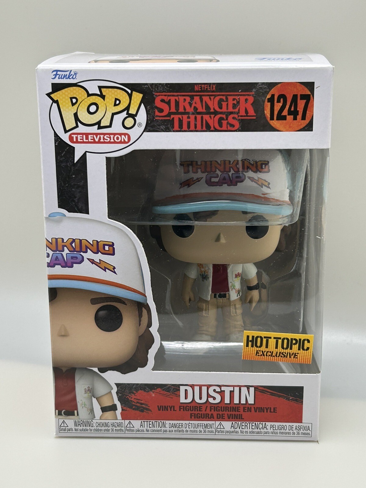 Funko Pop! Stranger Things Dustin Hot Topic Exclusive 1247 D18 | eBay