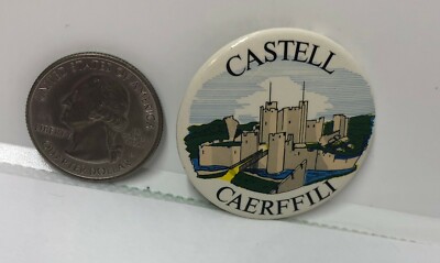 Castell Caerffili Caerphilly Castle Wales Plastic Pin | eBay
