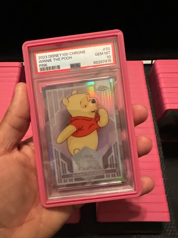 1/1 2023 Topps Chrome Disney 100 Complete PINK Set 1-100 All PSA 10 | eBay