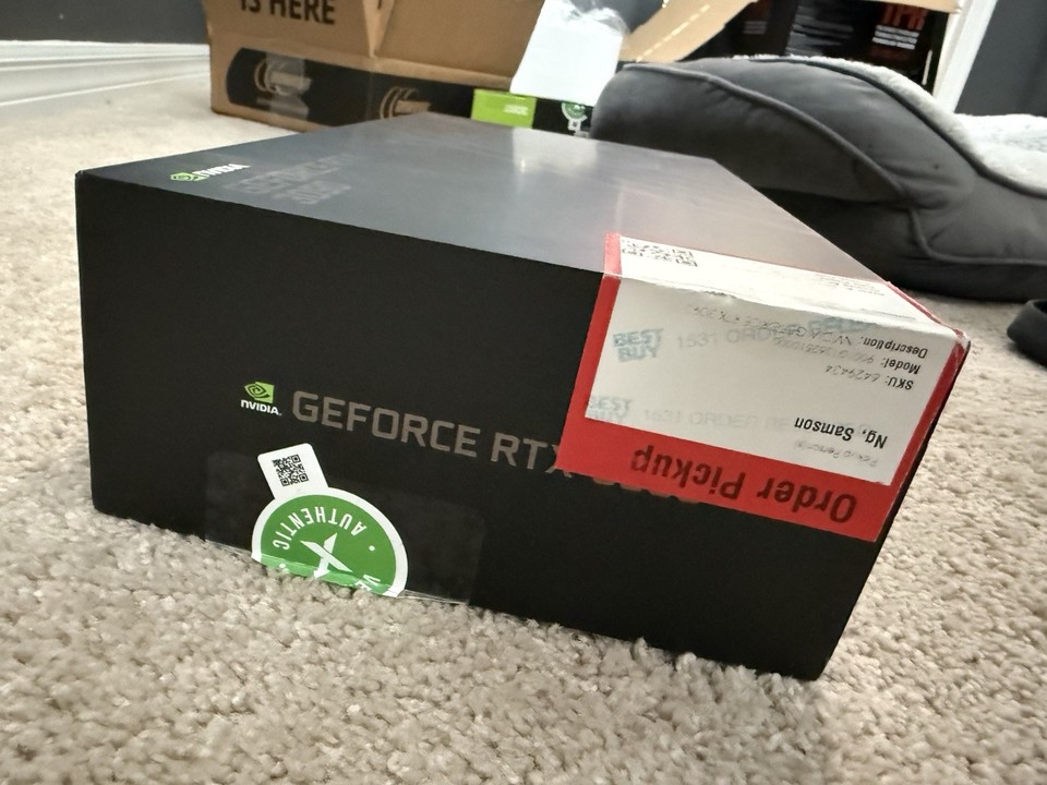 NVIDIA GeForce RTX 3090 Founders Edition 24GB GDDR6X (Serial Recorded ...