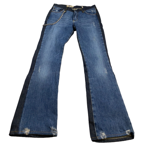 Fake London Genius Womens Jeans Sz 27 Distressed Bull Terrier ...
