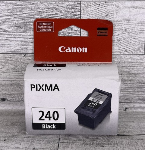Genuine Canon Pixma 240 Black Fine Ink Cartridge PG-240 New In Box SEE ...