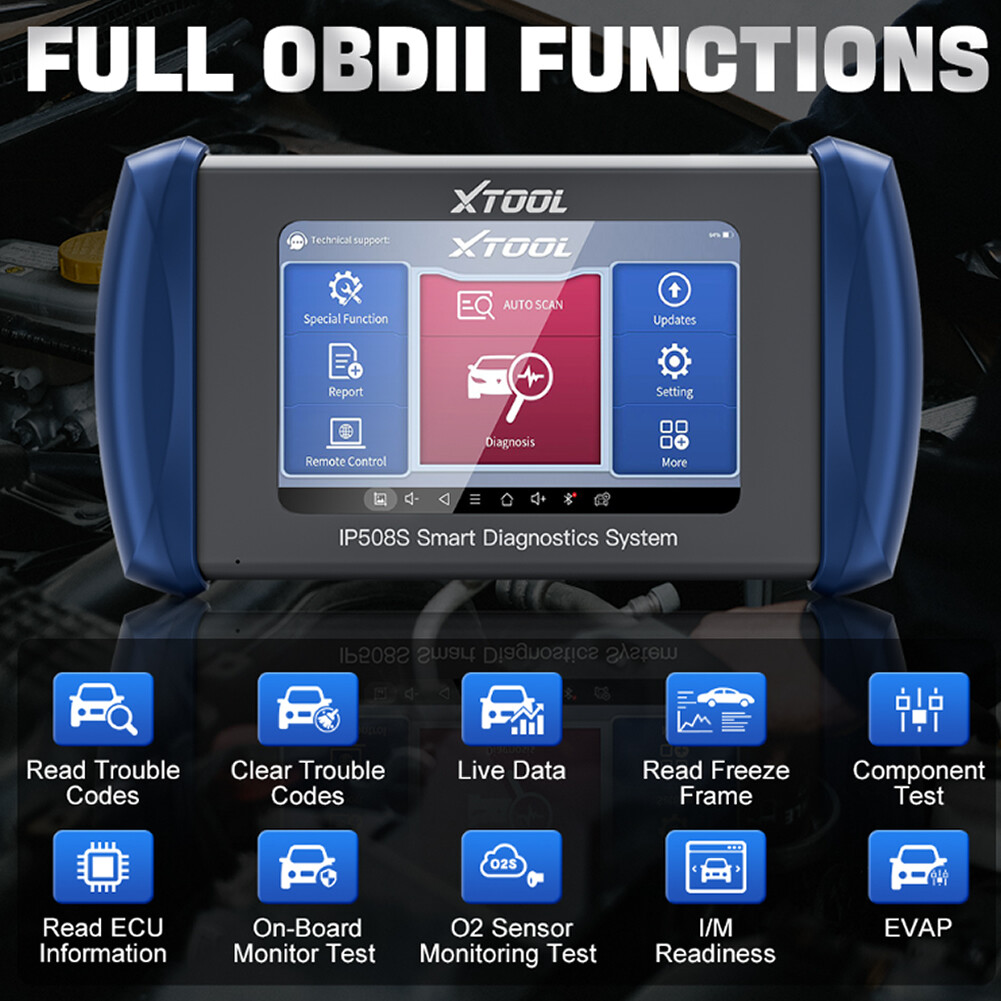XTOOL USED IP508S Car OBD2 Scanner USED ABS SRS EPB Code Reader ...