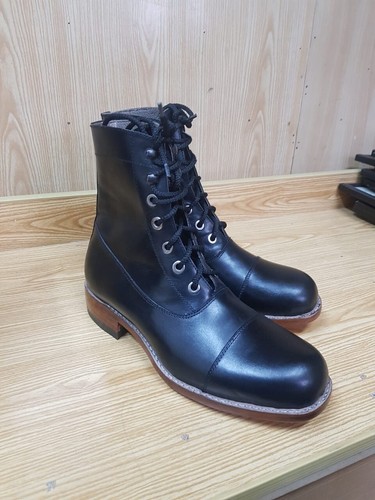 Buy New Men's Smart Casual Black Leather Cap Toe Ankle High Formal ...