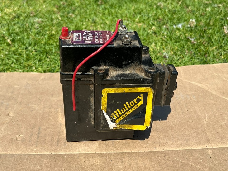 Mallory 12V Ignition Coil Transformer #28675 Voltmaster Mark II OLD ...