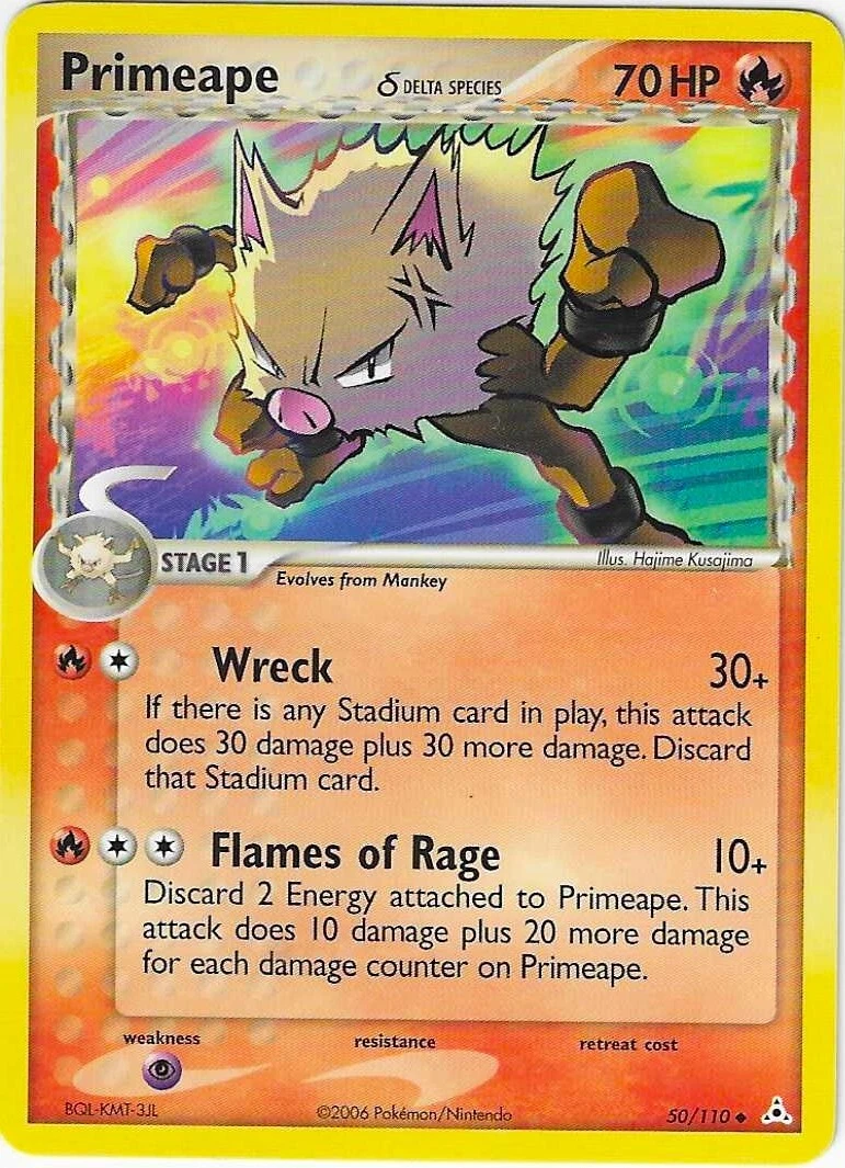 Primeape Pokemon Card