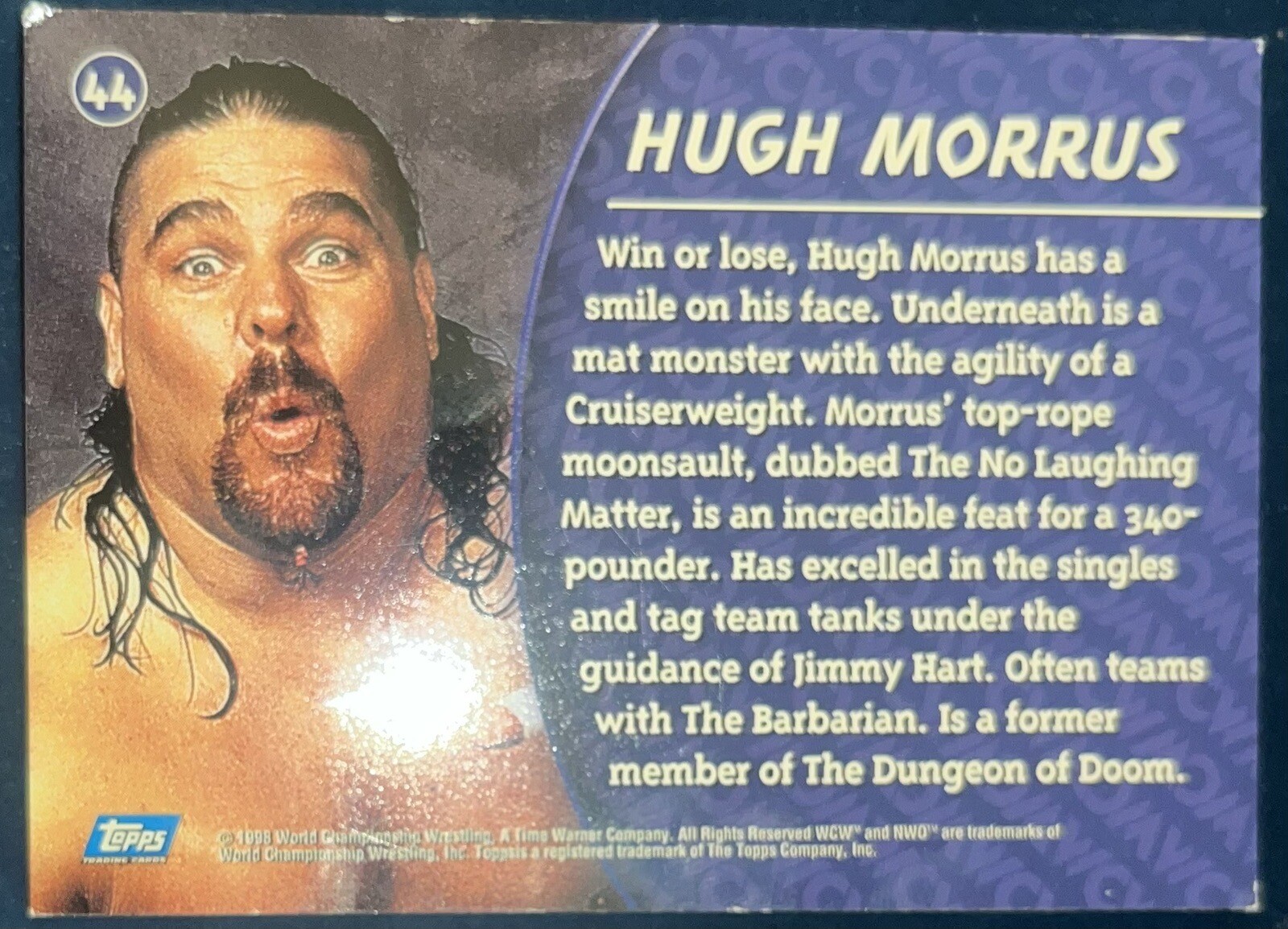 1998 Topps WCW/nWo - Hugh Morrus #44 for sale online | eBay