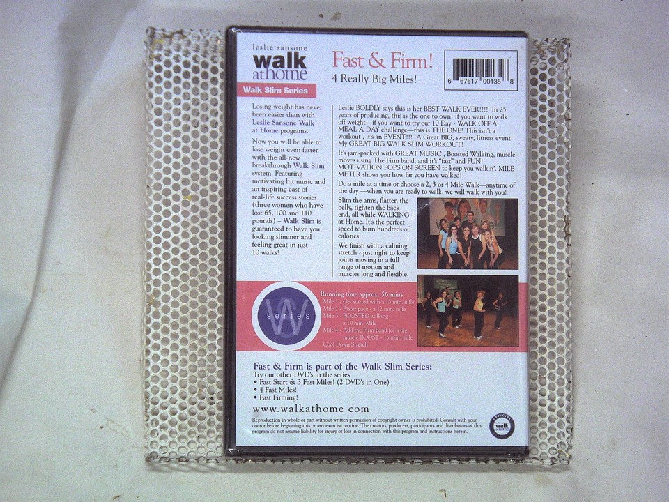 New sealed Leslie Sansone"s Walk Slim Series: Fast & Firm! [DVD] | eBay