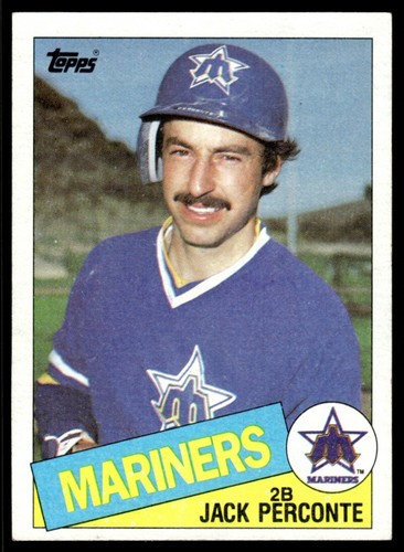 1985 Topps Jack Perconte Seattle Mariners #172 21731 | eBay