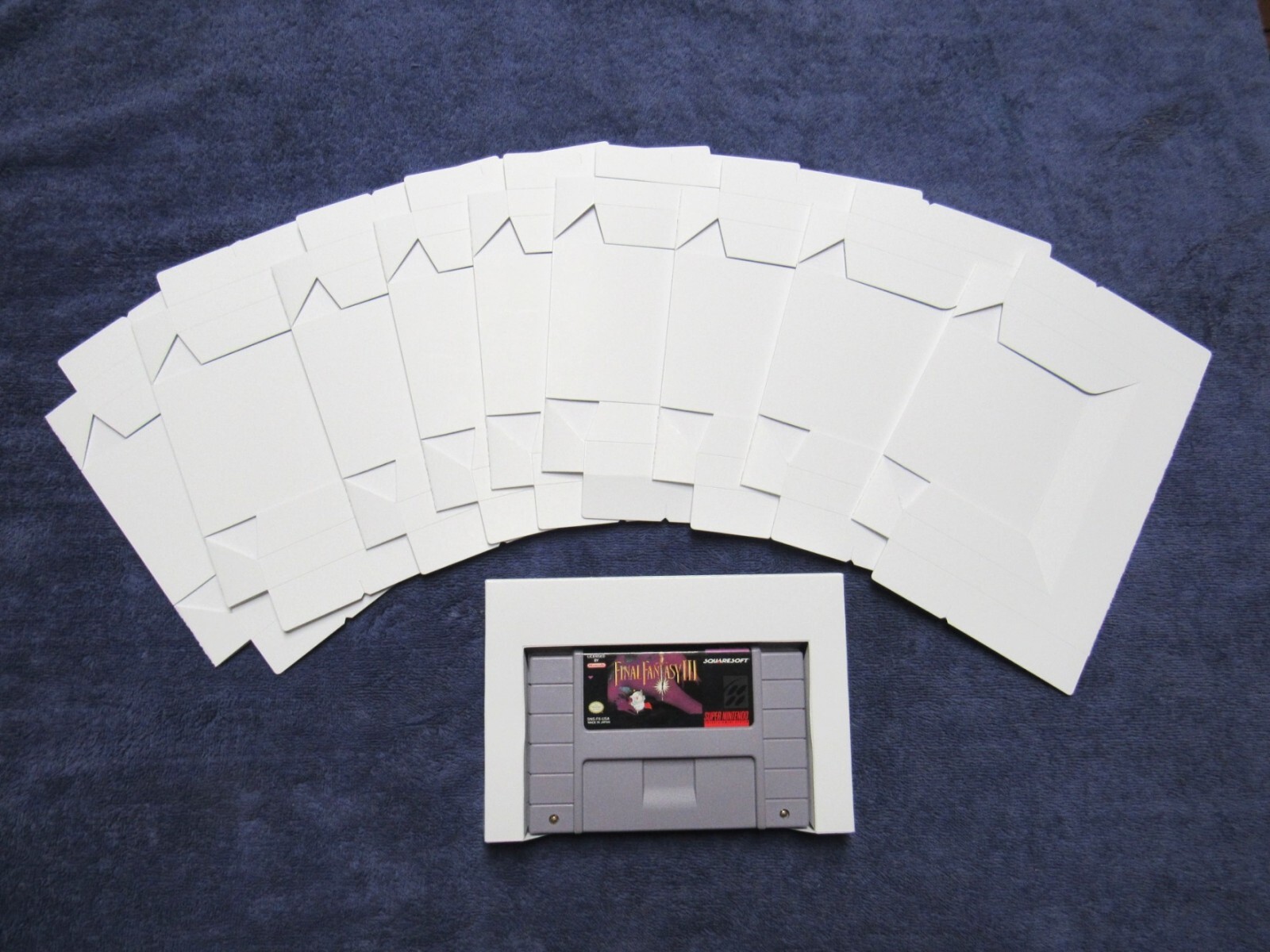 (250) Game Holders (trays) New remakes for SNES Super Nintendo ...
