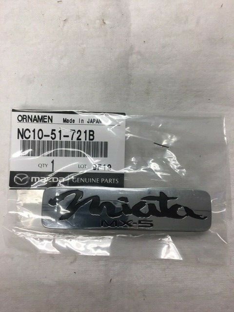 1999 - 2005 Mazda MX5 Miata rear MX5 Miata emblem oem new !! | eBay UK