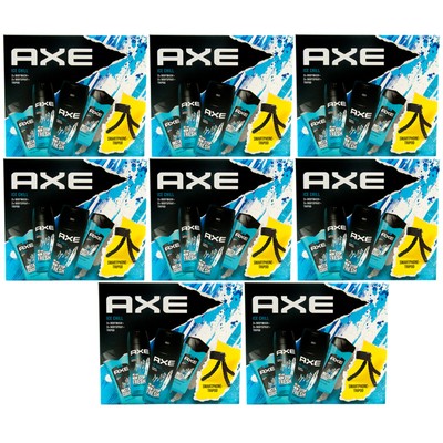 Axe Gift Set Ice Chill 8 X 5-teilig 2 X Shower Gel + Bodyspray + Phone ...