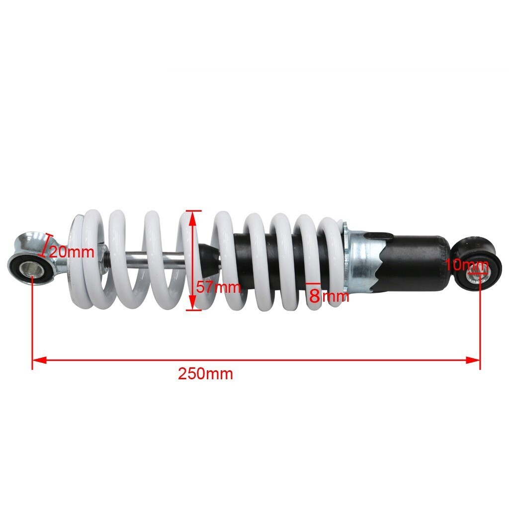 250mm Rear Shock Absorber ATV Quad Go Kart Sxooter Pit Bike kawasaki ...