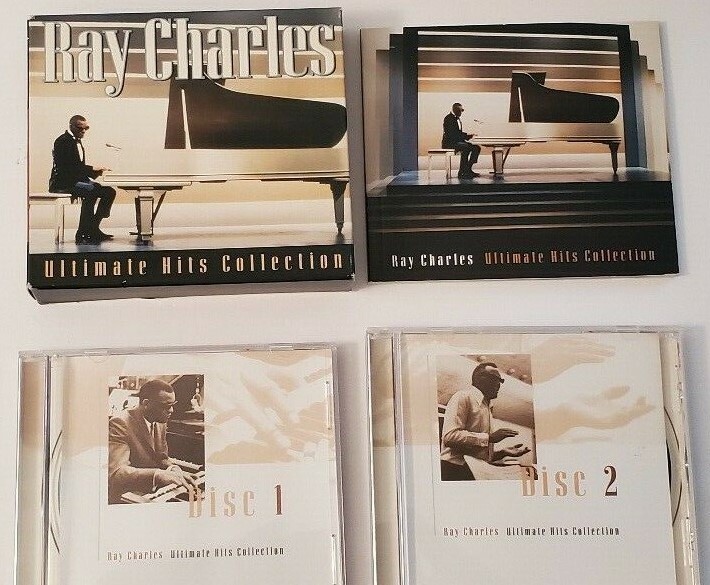 Ray Charles Ultimate Hits Collection (2 CDs, 1999, Rhino Entertainment ...