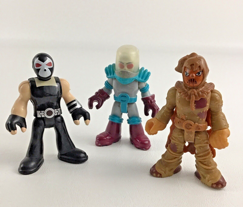Fisher Price Imaginext DC Super Friends Mr Freeze Scarecrow Bane Figure ...