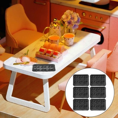 6 Pcs Mini Cheesecake Pans Simulation Baking Miniature Kitchenware ...