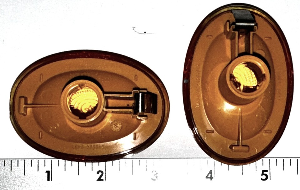 Mini Cooper R55 R56 R57 Front Right Left Marker Yellow Light Lamps ...