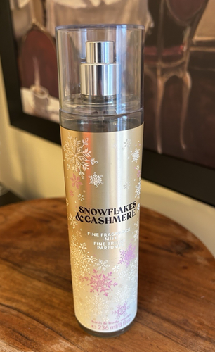 1 BATH & BODY WORKS SNOWFLAKES CASHMERE FINE FRAGRANCE MIST BODY SPRAY ...