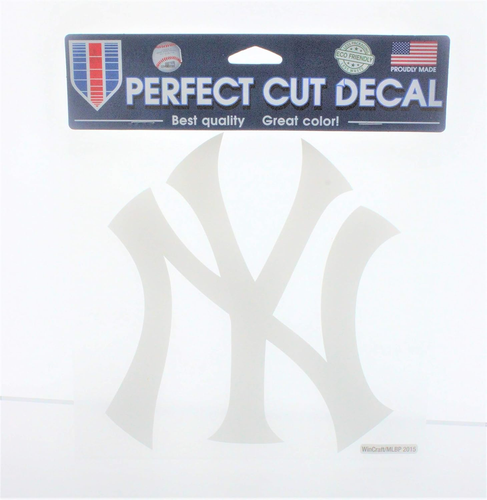 New York Yankees Die-Cut Decal - 8"X8" White | eBay