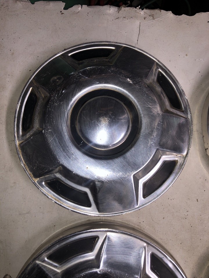 Set of 4 76-91 Ford E150 E100 F150 F100 1/2 Ton Truck Dog Dish HUB CAPS 10 1/2" | eBay