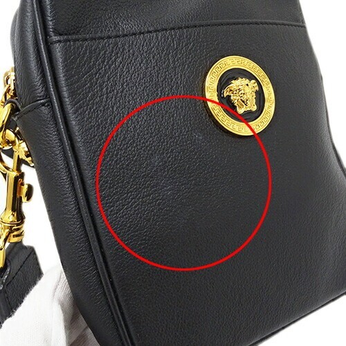 Versace Medusa Calf Leather Shoulder Bag From Japan | eBay