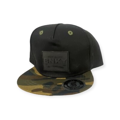Binky Bro Unisex Toddler Irons Flat Brim Snapback Hat CL8 Black Toddler ...