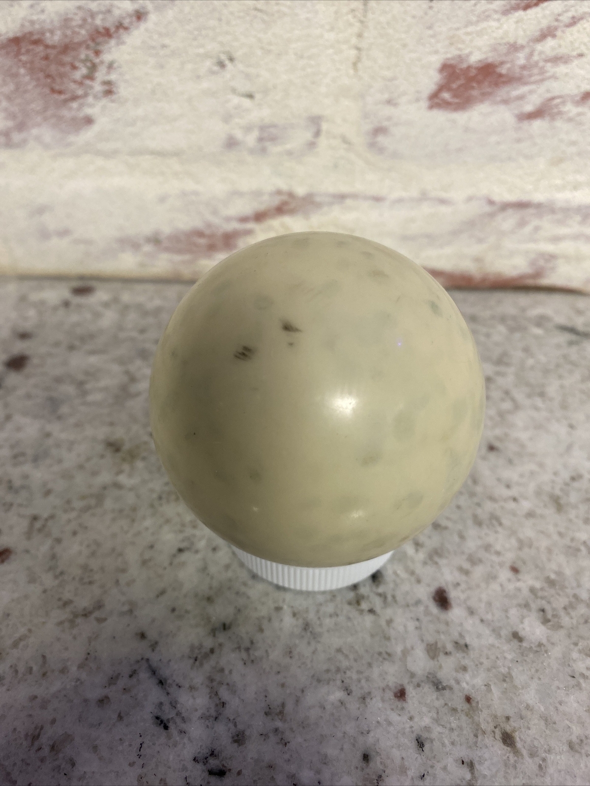 Vintage Replacement Pool Ball Billiards Cue White Billiard Ball 2 1/4 ...