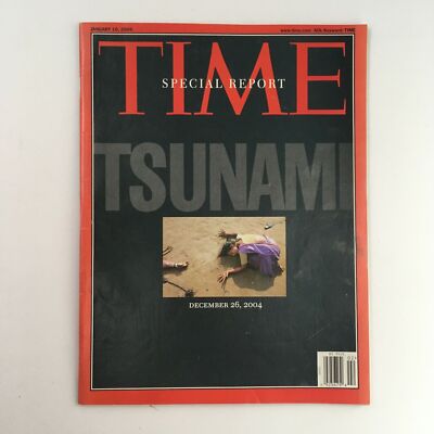 Time Magazine January 10 2005 Vol 165 #1 A Special Report on Tsunami ...