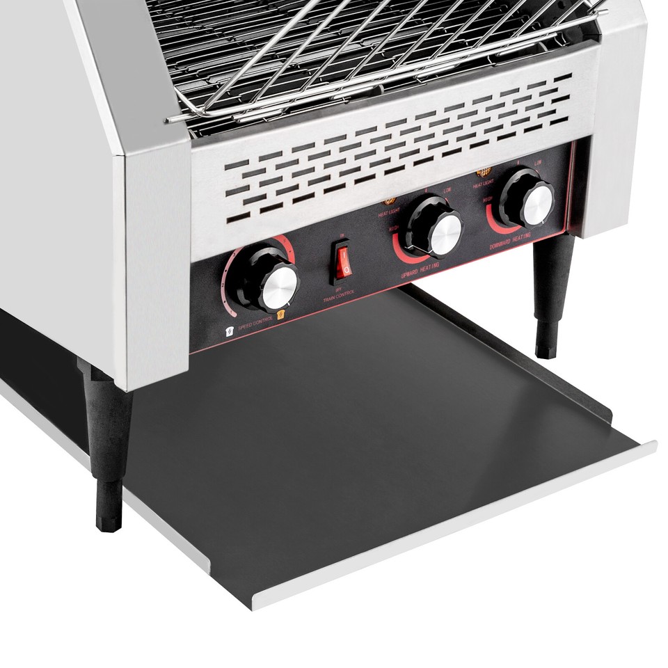 450Slices/H Commercial Conveyor Toaster,2600W Stainless Steel ...