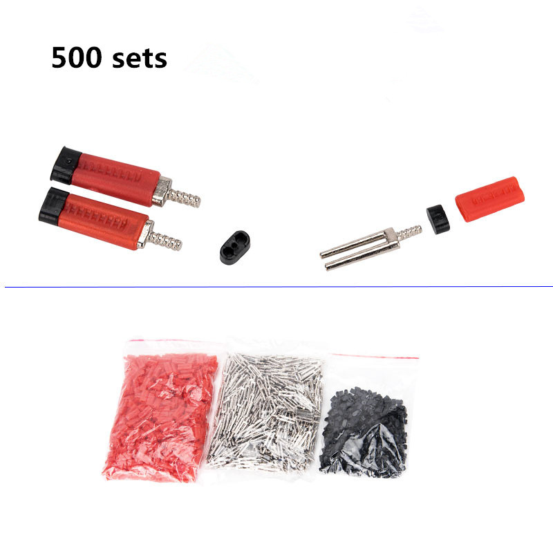 500 Sets Laboratory Double Twin Master Pins With Plastic Sleeves Dental ...