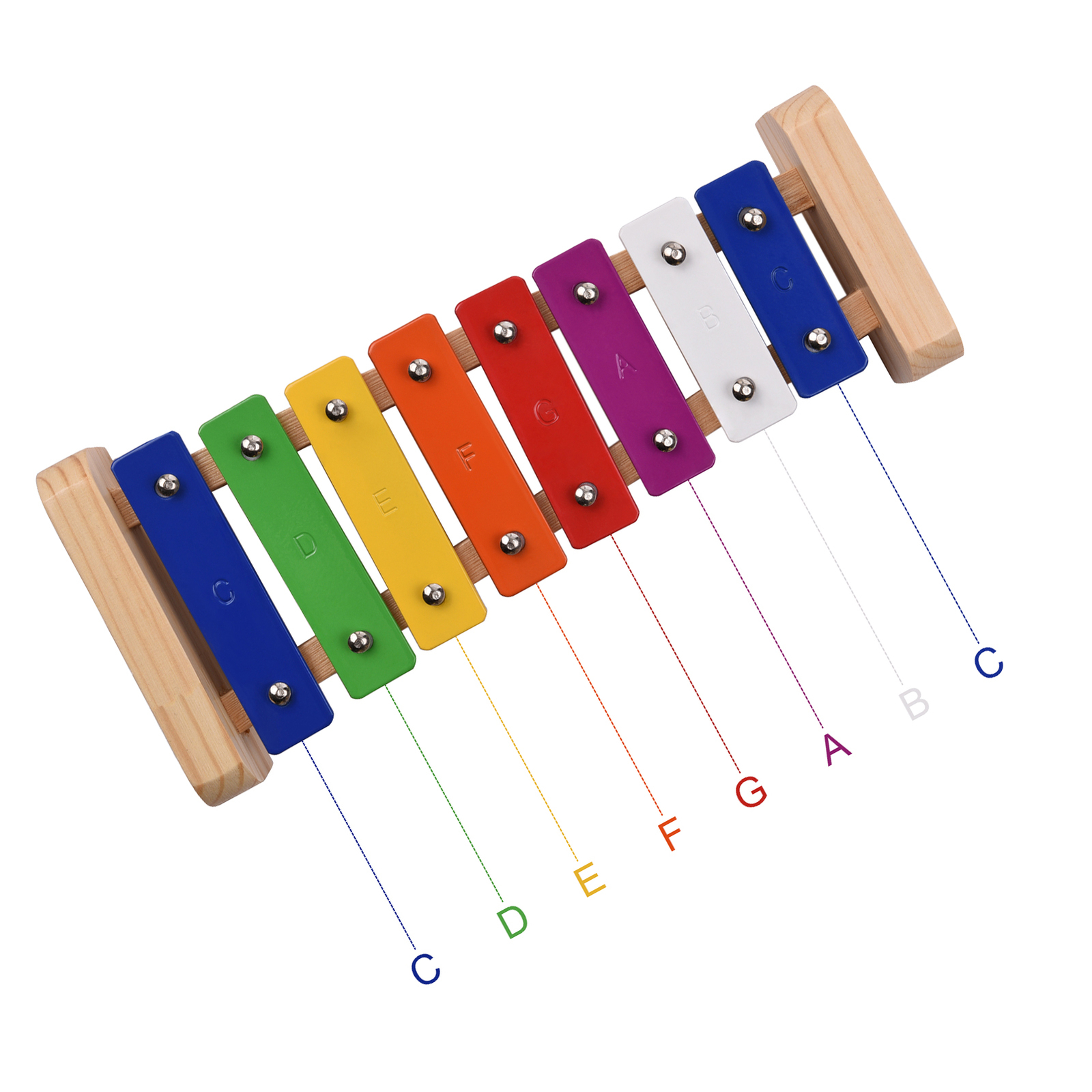 Wood Pine Xylophone 8-Note C Percussion Toddle Kid Musical A2F7 | eBay