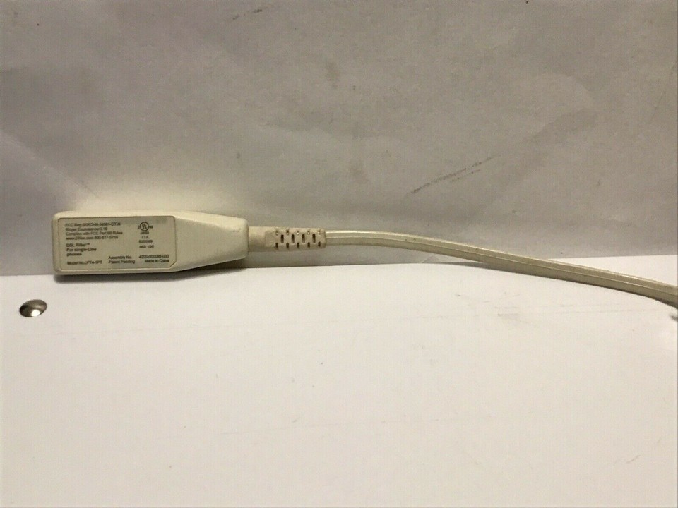 GENUINE 2WIRE DSL HIGH SPEED INTERNET FILTER FOR 1-LINE PHONE MODEL ...