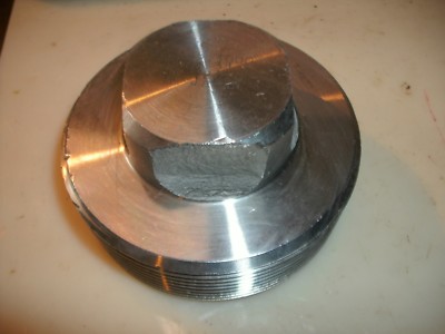 3" 304 STAINLESS STEEL A182 3000# SQUARE DRIVE PLUG | eBay