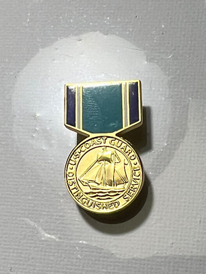 US COAST GUARD DISTINGUISHED SERVICE MEDAL HAT/LAPEL PIN (EE-P13024) | eBay