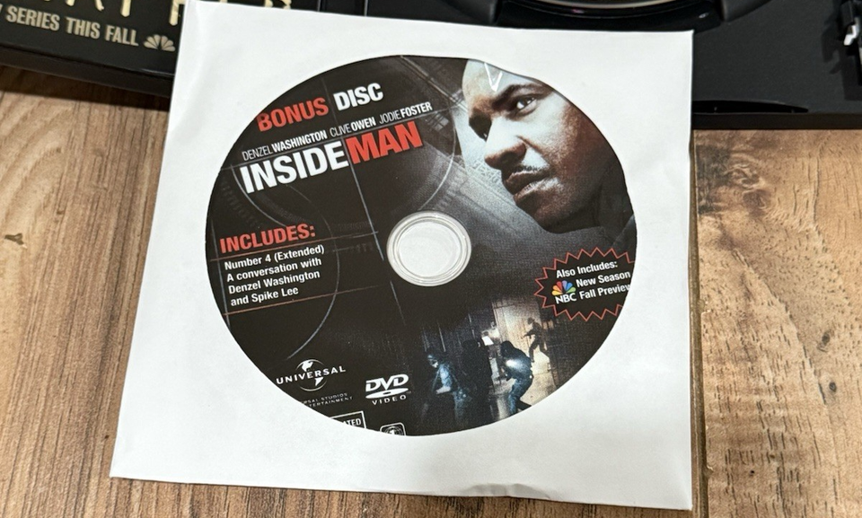 Inside Man With Bonuse DVD Full Screen Edition 2006 Crime Thriller | eBay