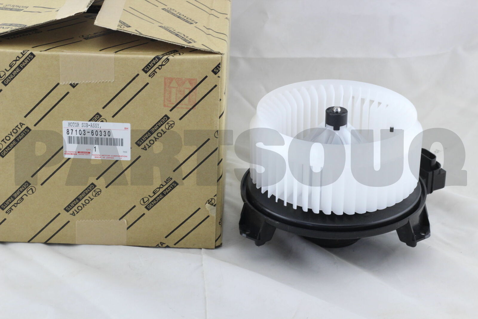 8710360330 Genuine Toyota MOTOR SUB-ASSY, BLOWER W/FAN 87103-60330 | eBay